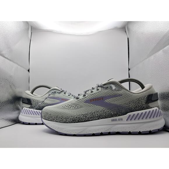 Brooks | Shoes | Size 9w 75m Brooks Ariel Gts 24 Wide Mercury Grey ...